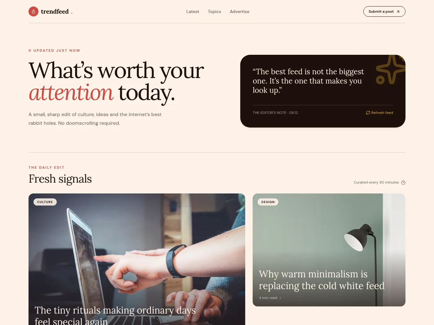TrendFeed Hub
