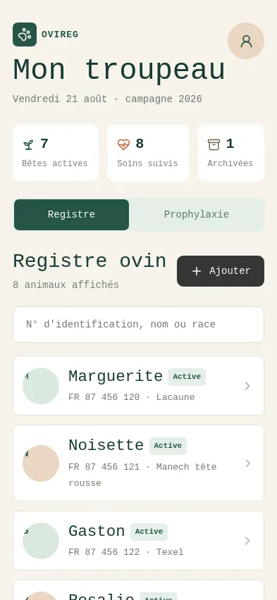 OviReg Mobile