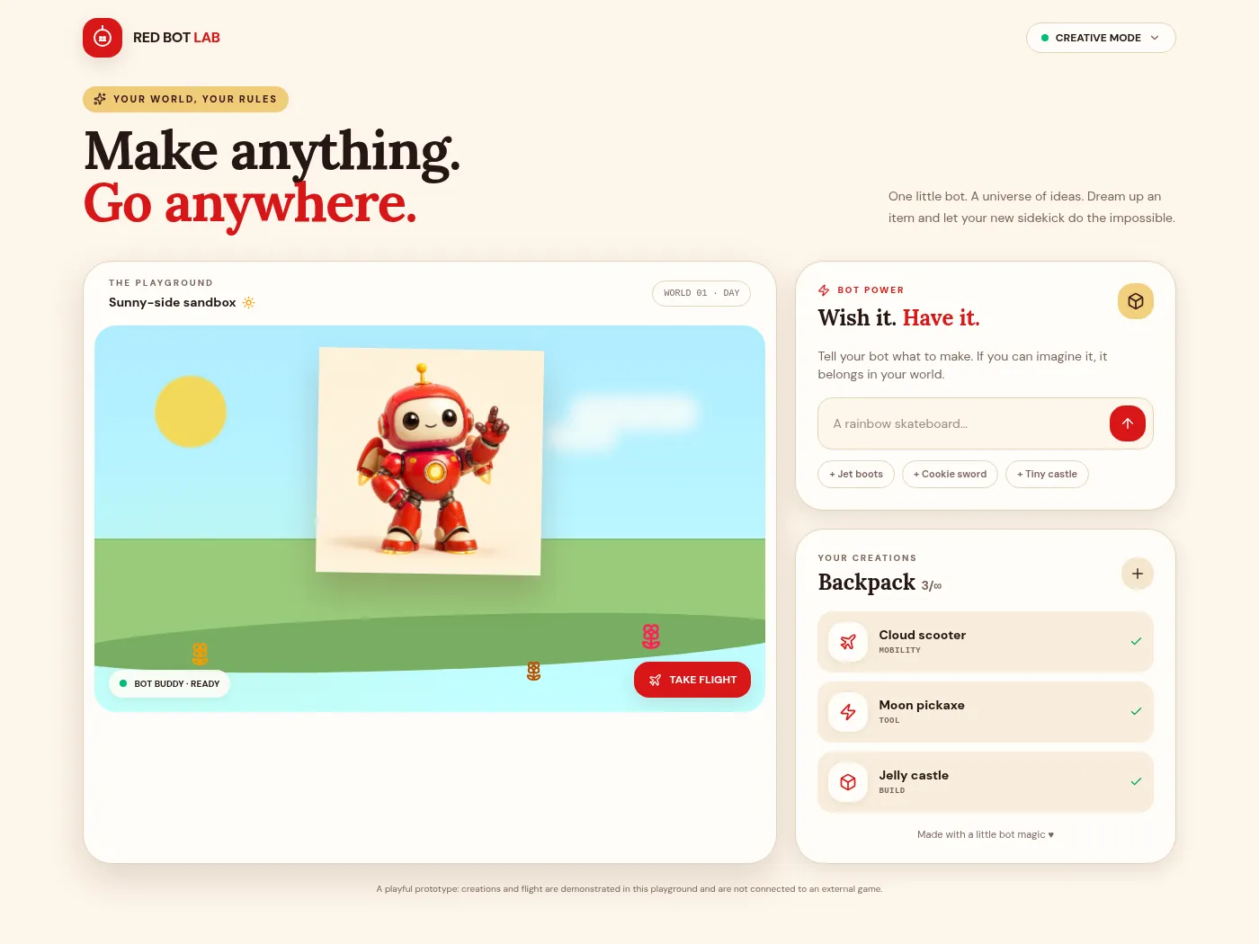 Red Bot Creator