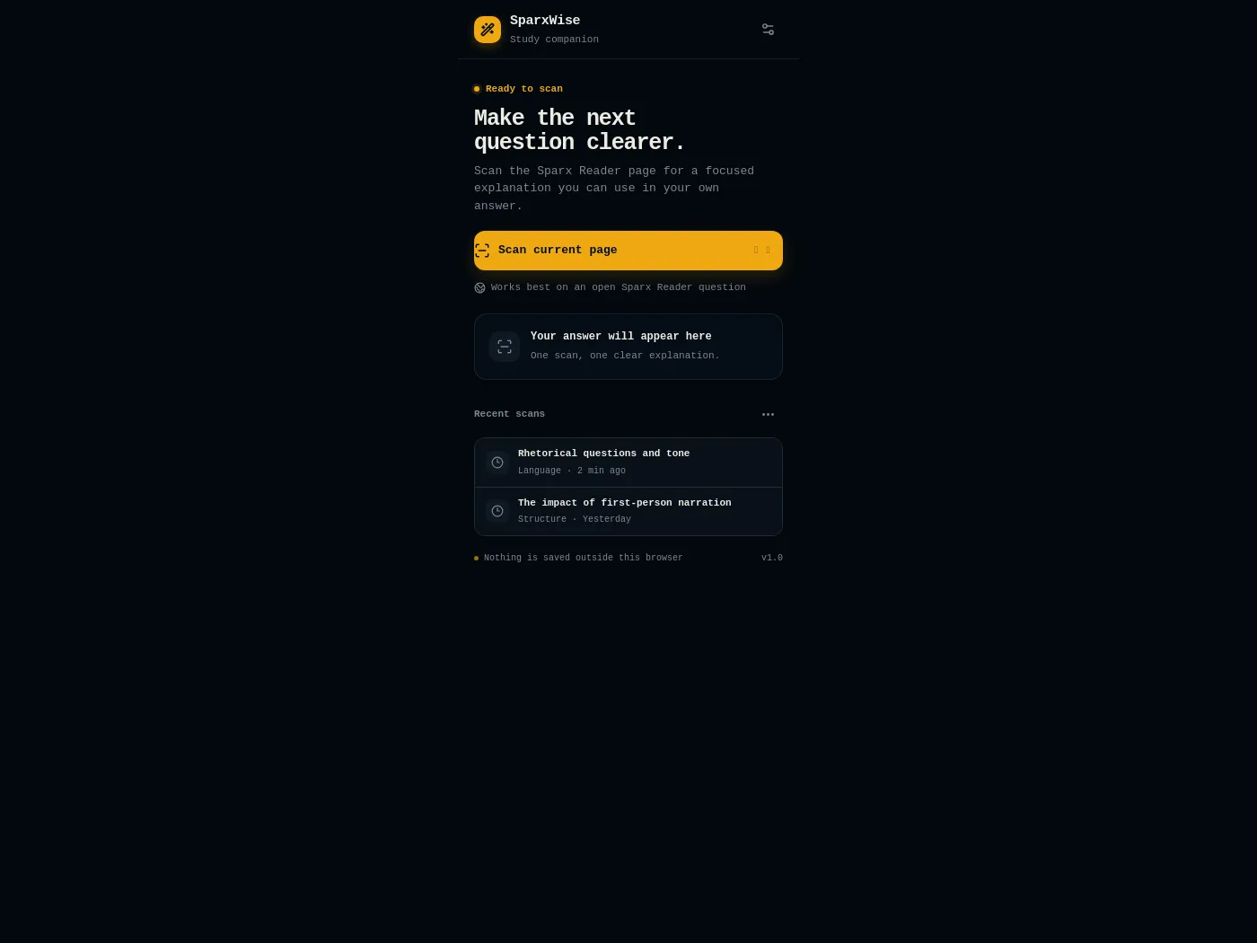 SparxWise Extension