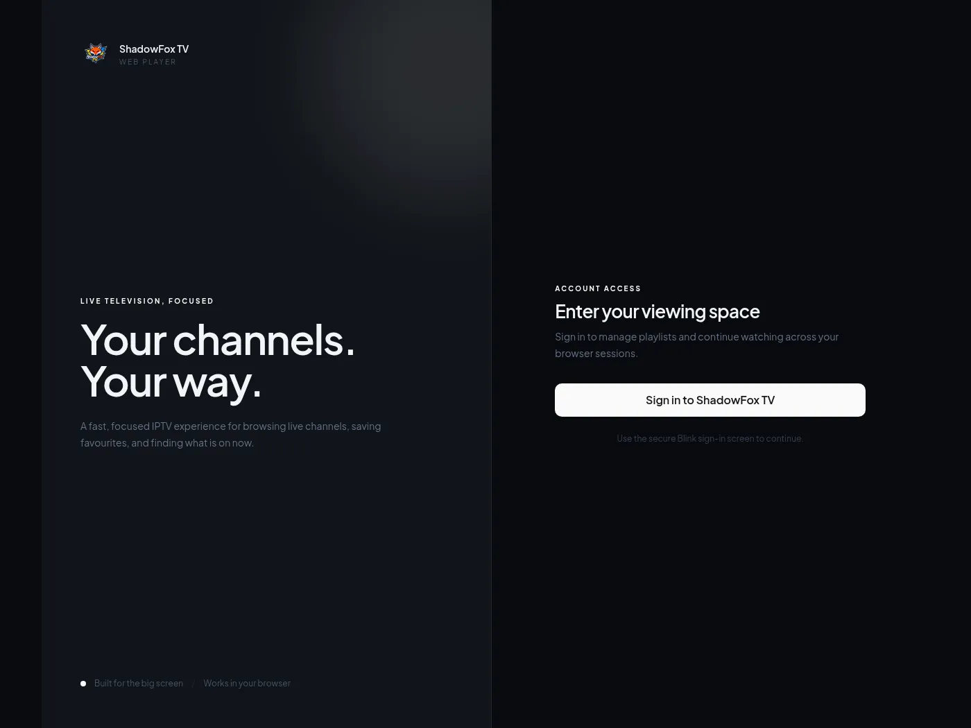 WebTivi IPTV Player