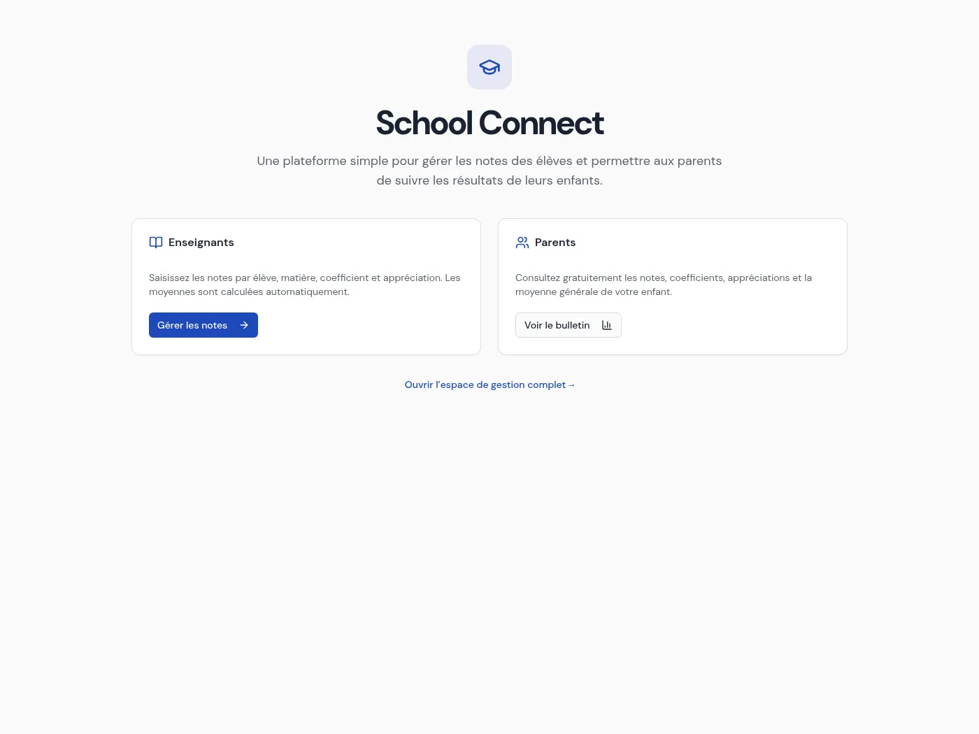 School Connect Platform