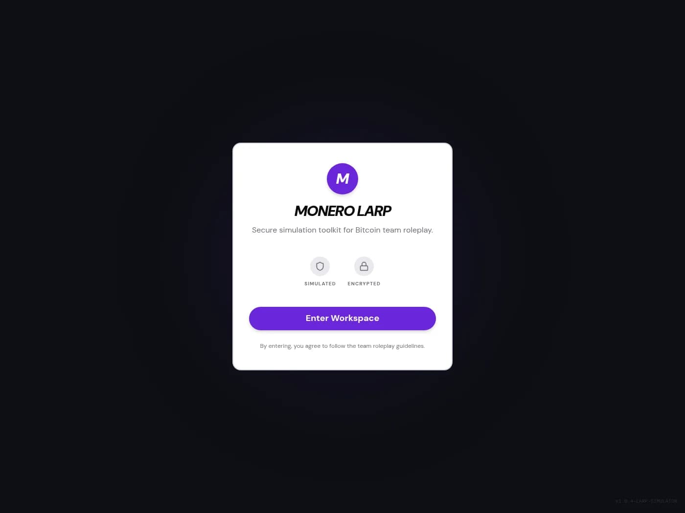 Monero Larp Toolkit