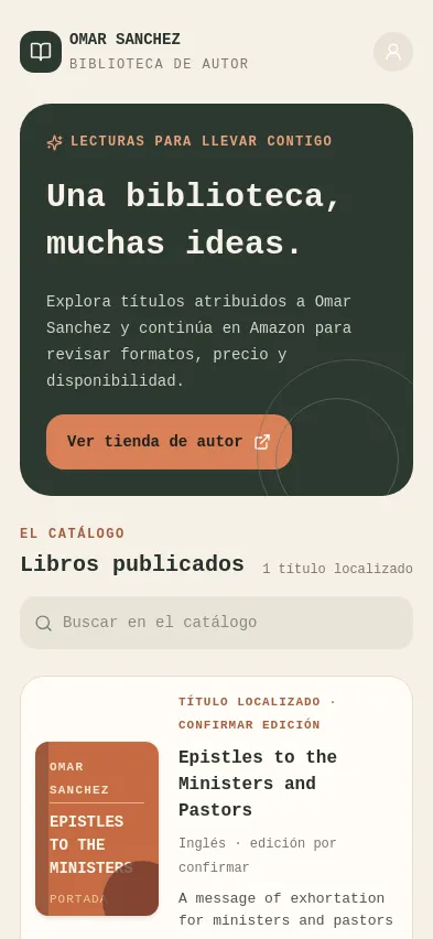 Omar Sanchez Bookshelf