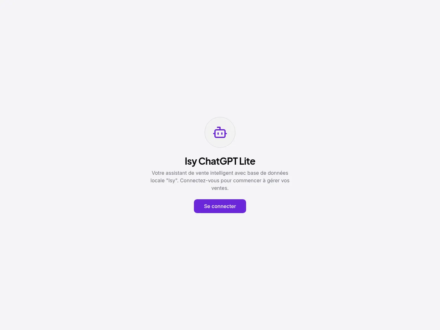 Isy ChatGPT Lite
