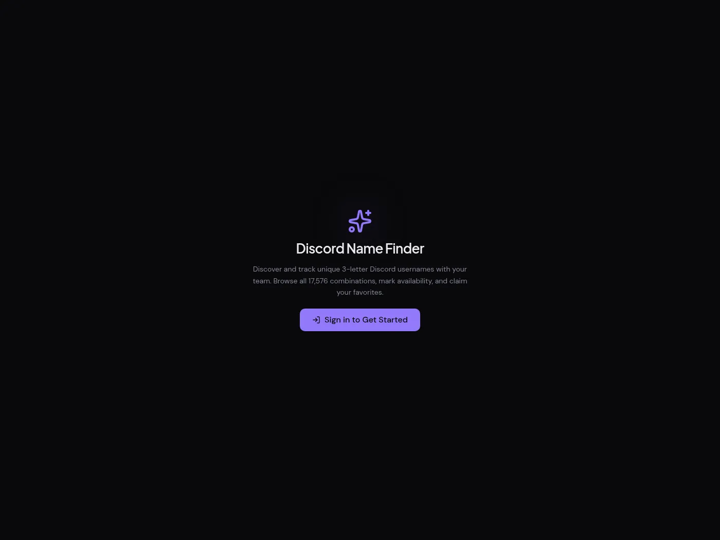 Discord Name Finder