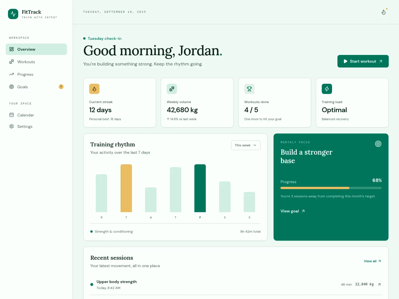 FitTrack App