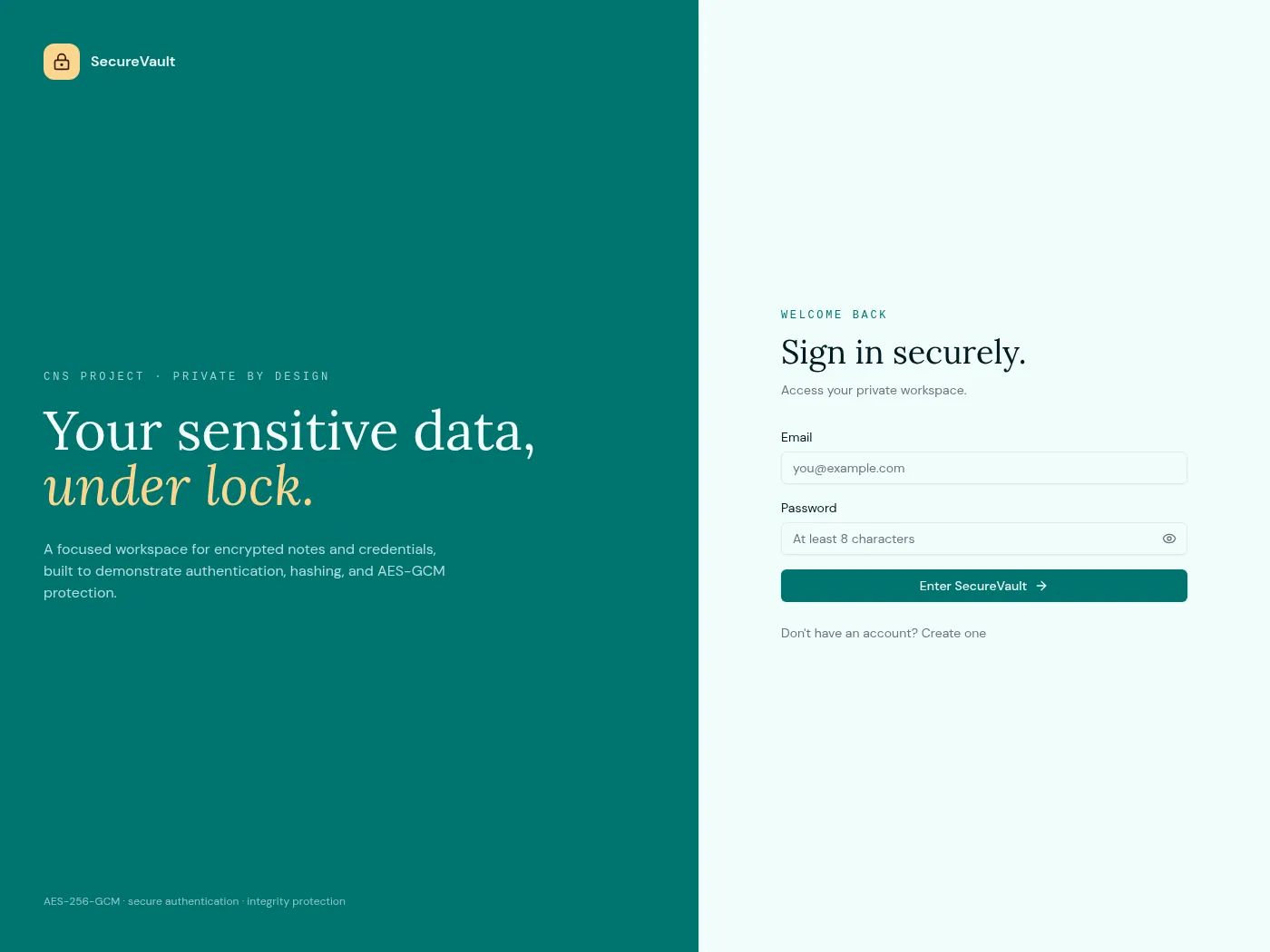 SecureVault CNS Manager