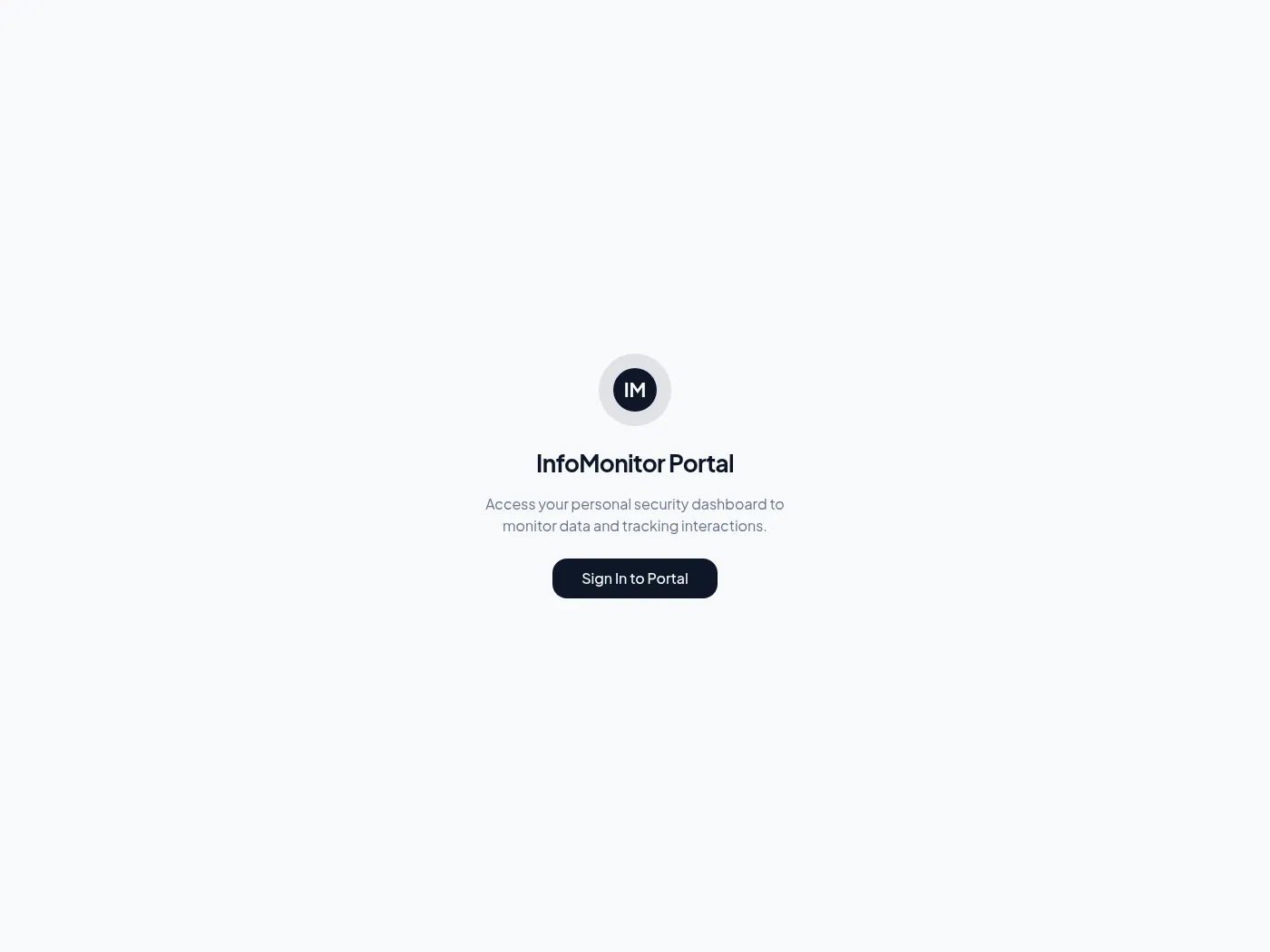 InfoMonitor Portal