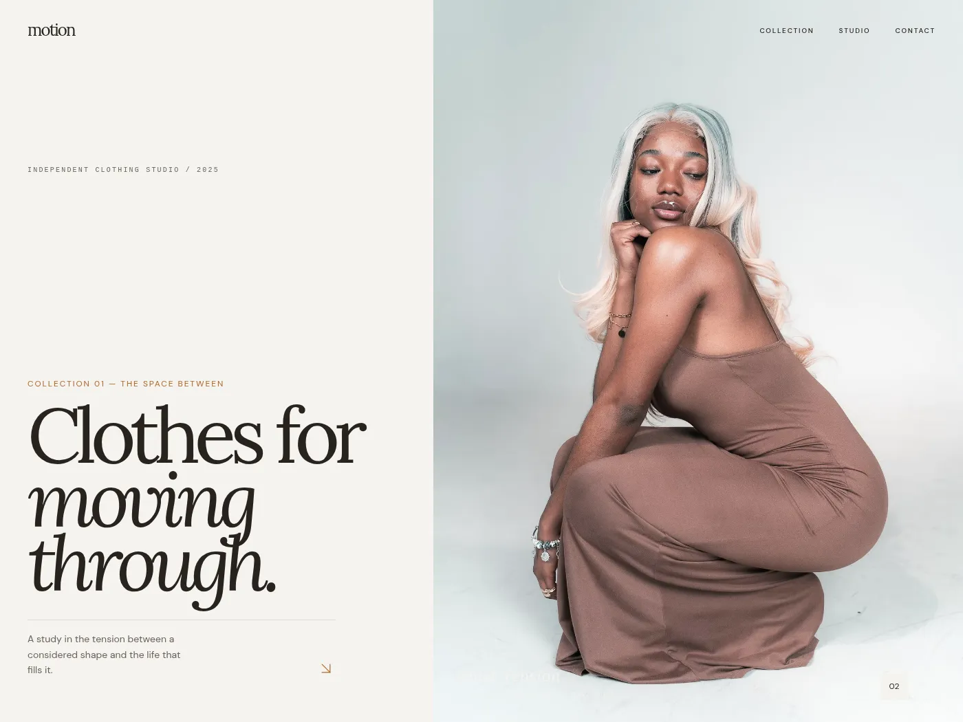 Motion Fashion Website