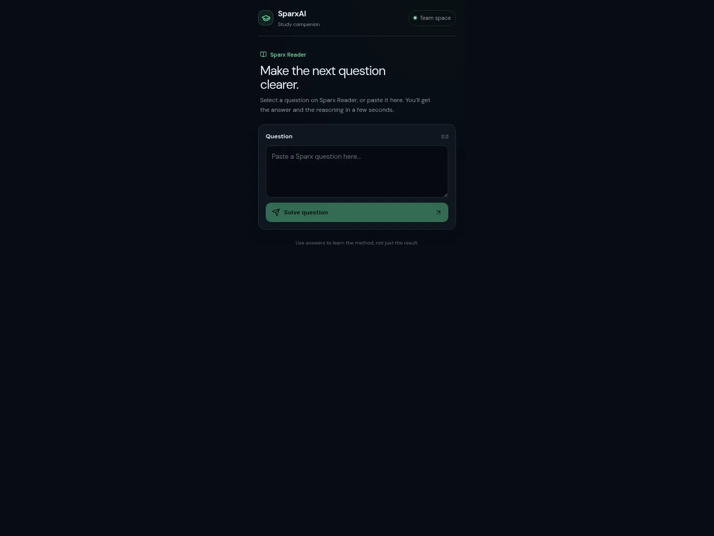 SparxAI Study Companion