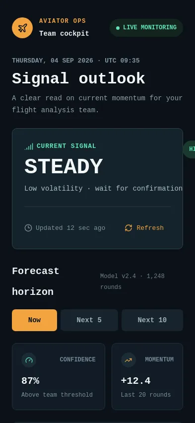 Aviator Signal Predictor