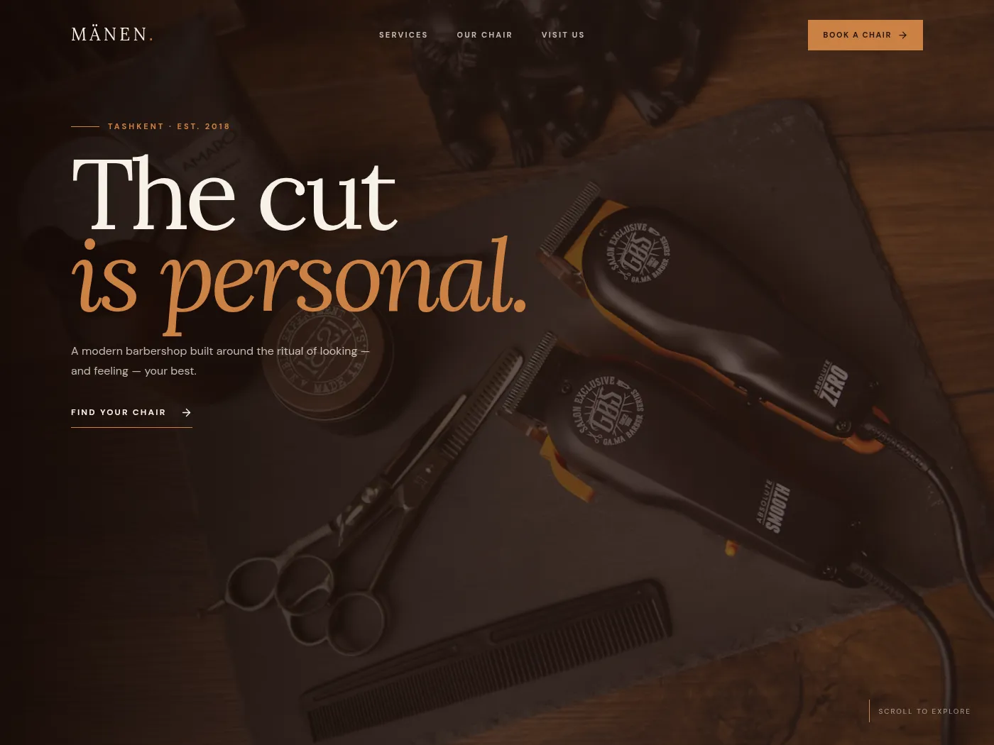 Barber Shop Website