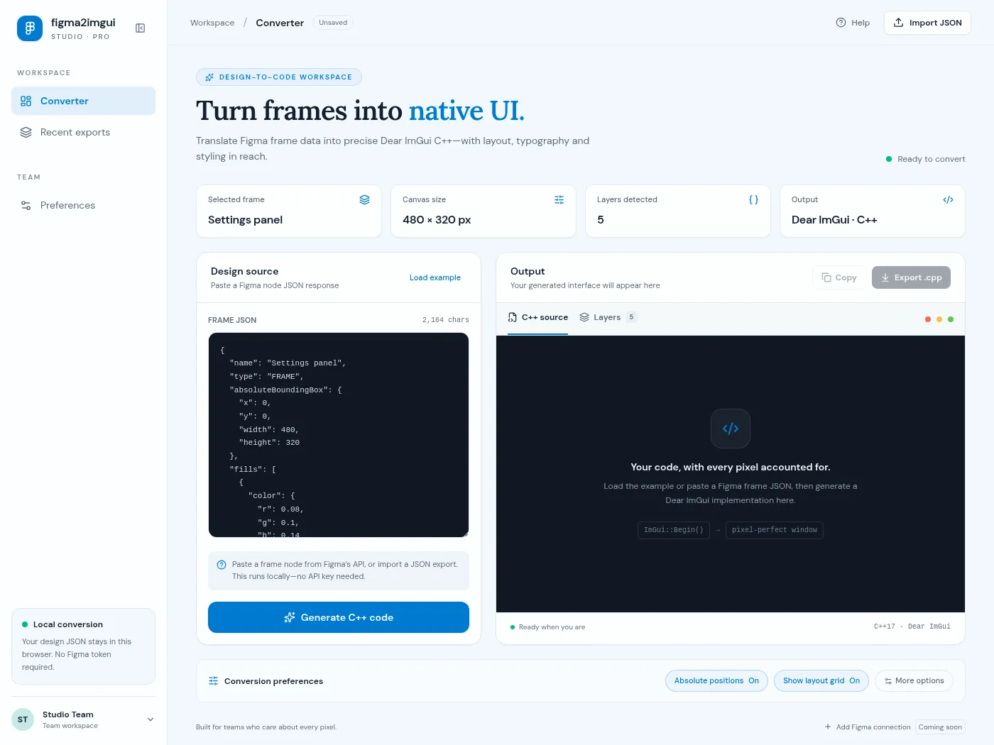 Figma2ImGui Pro