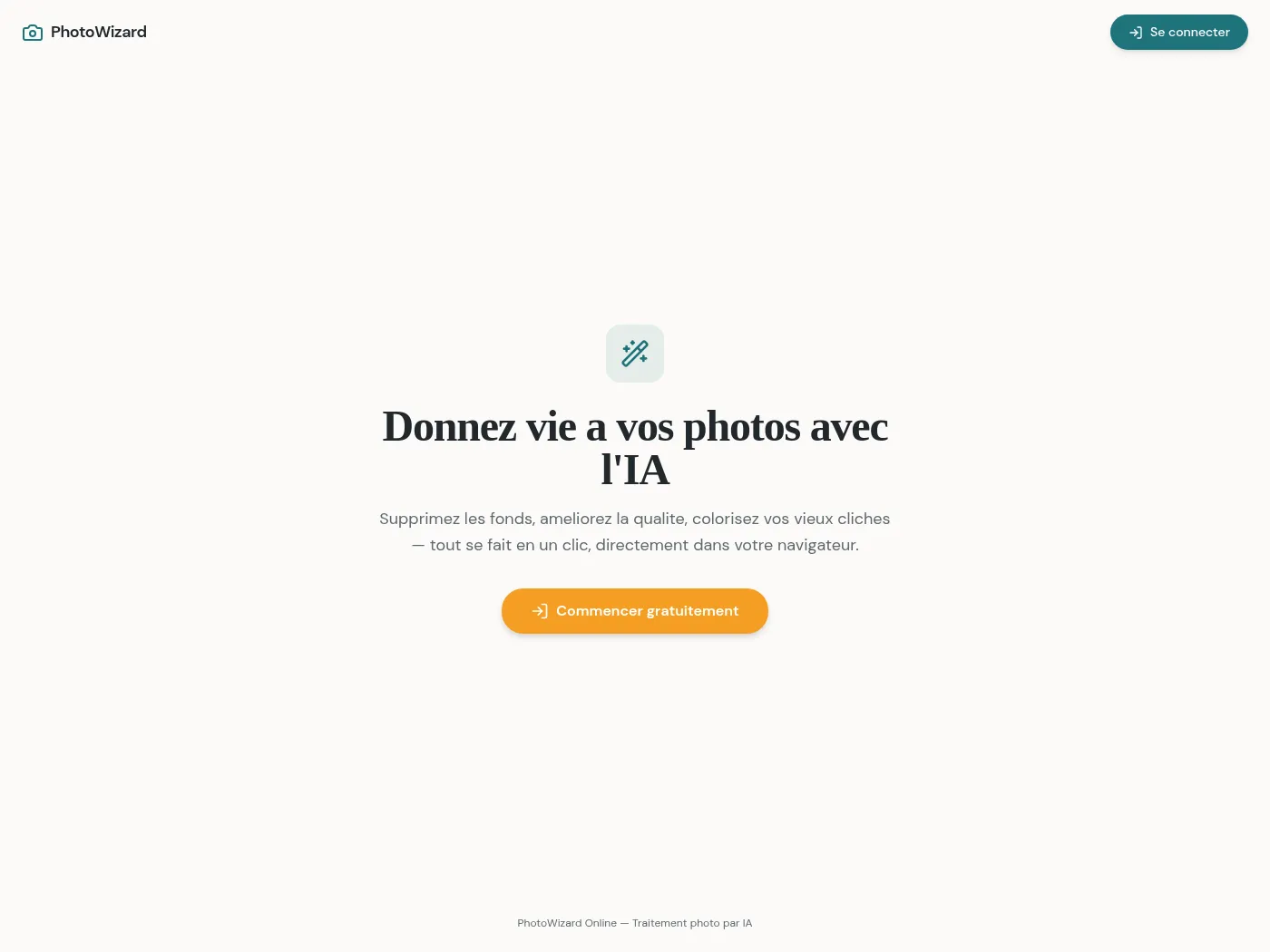 PhotoWizard Online