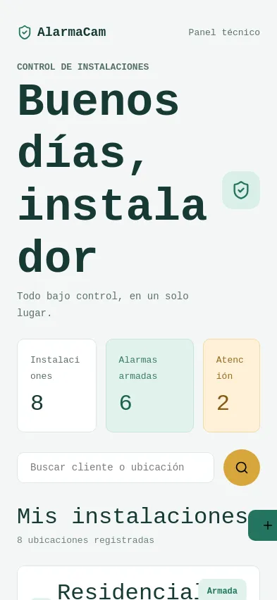AlarmaCam Control App