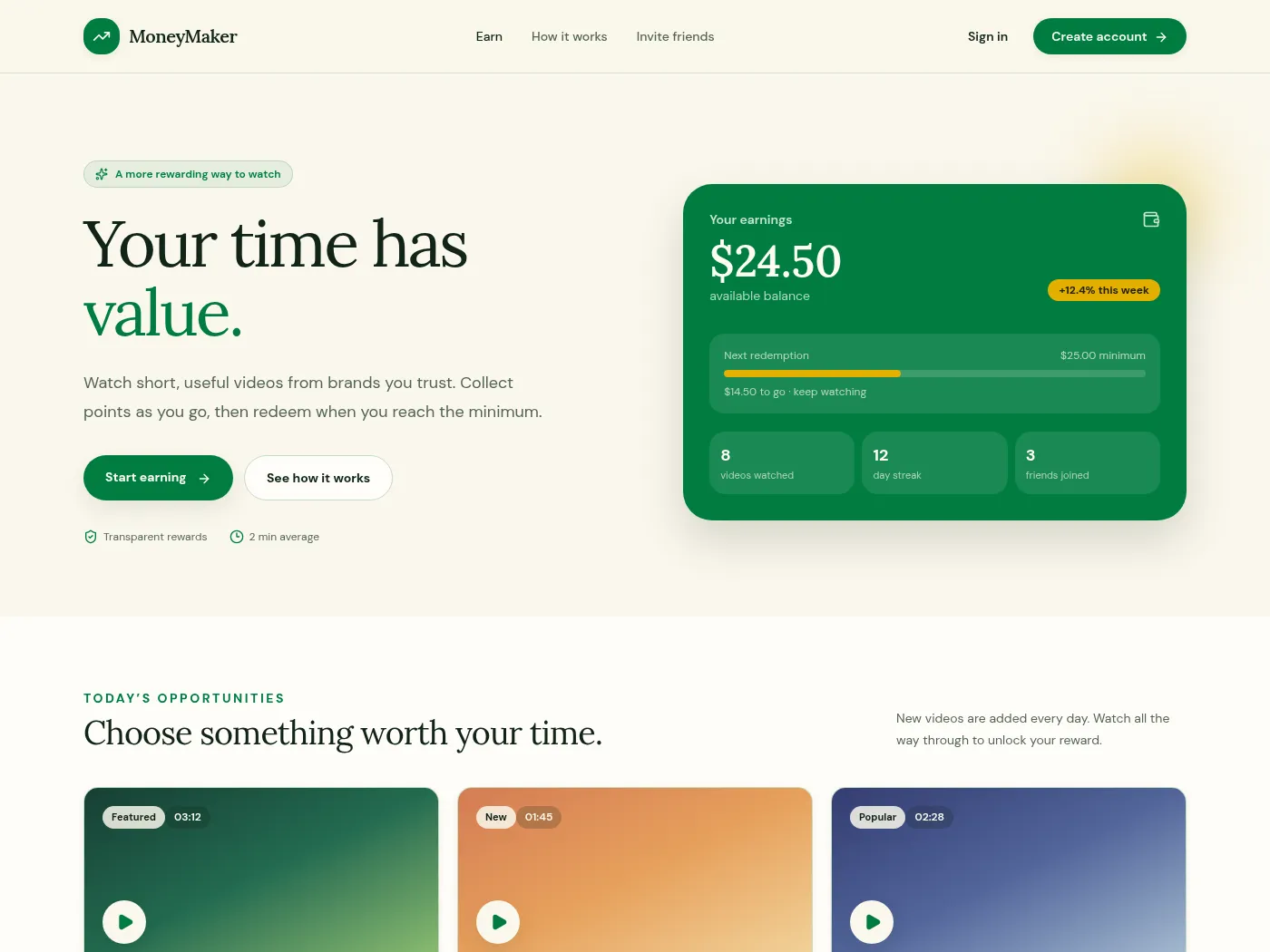 MoneyMaker Video Hub