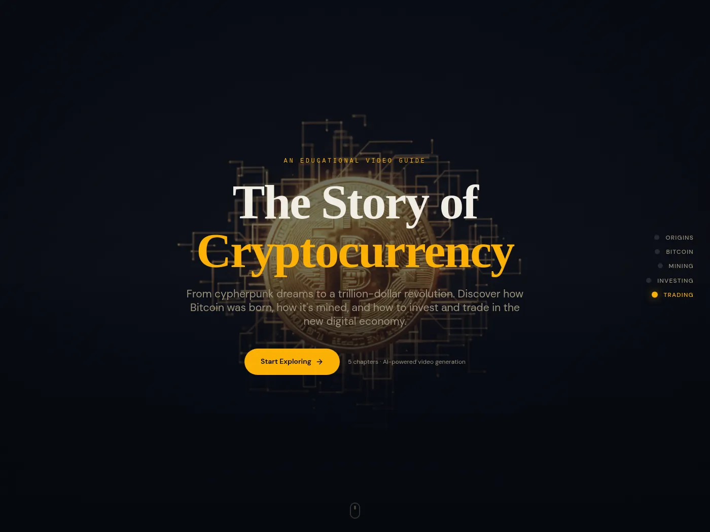 Crypto Origins Video Guide