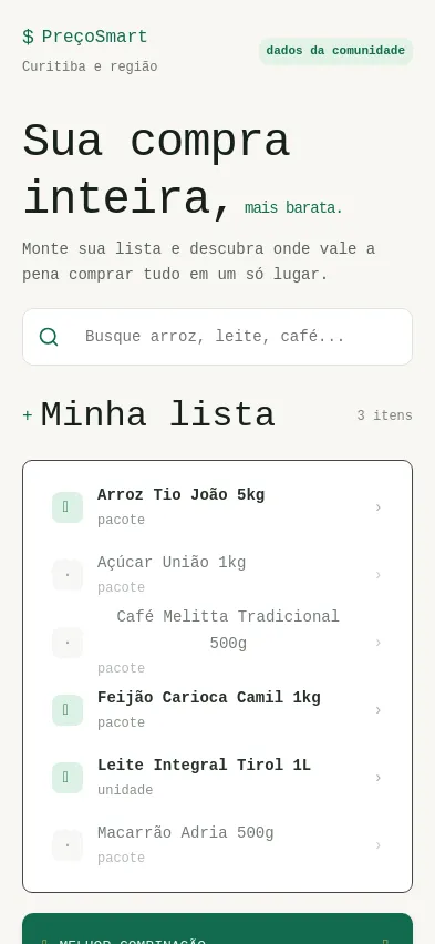 PreçoSmart App