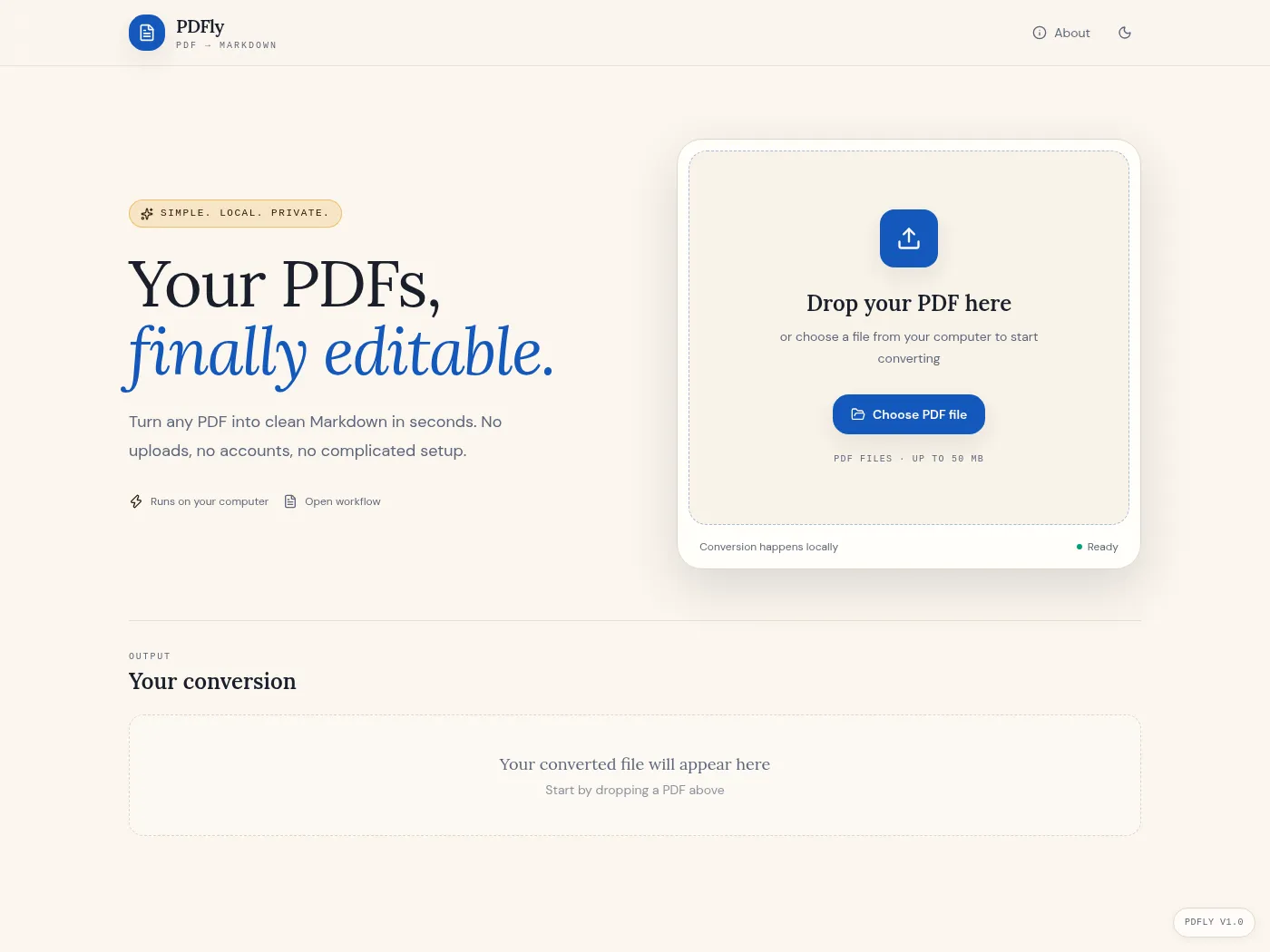 PDF to Markdown Converter