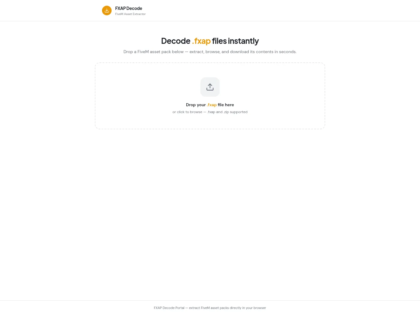 FXAP Decode Portal