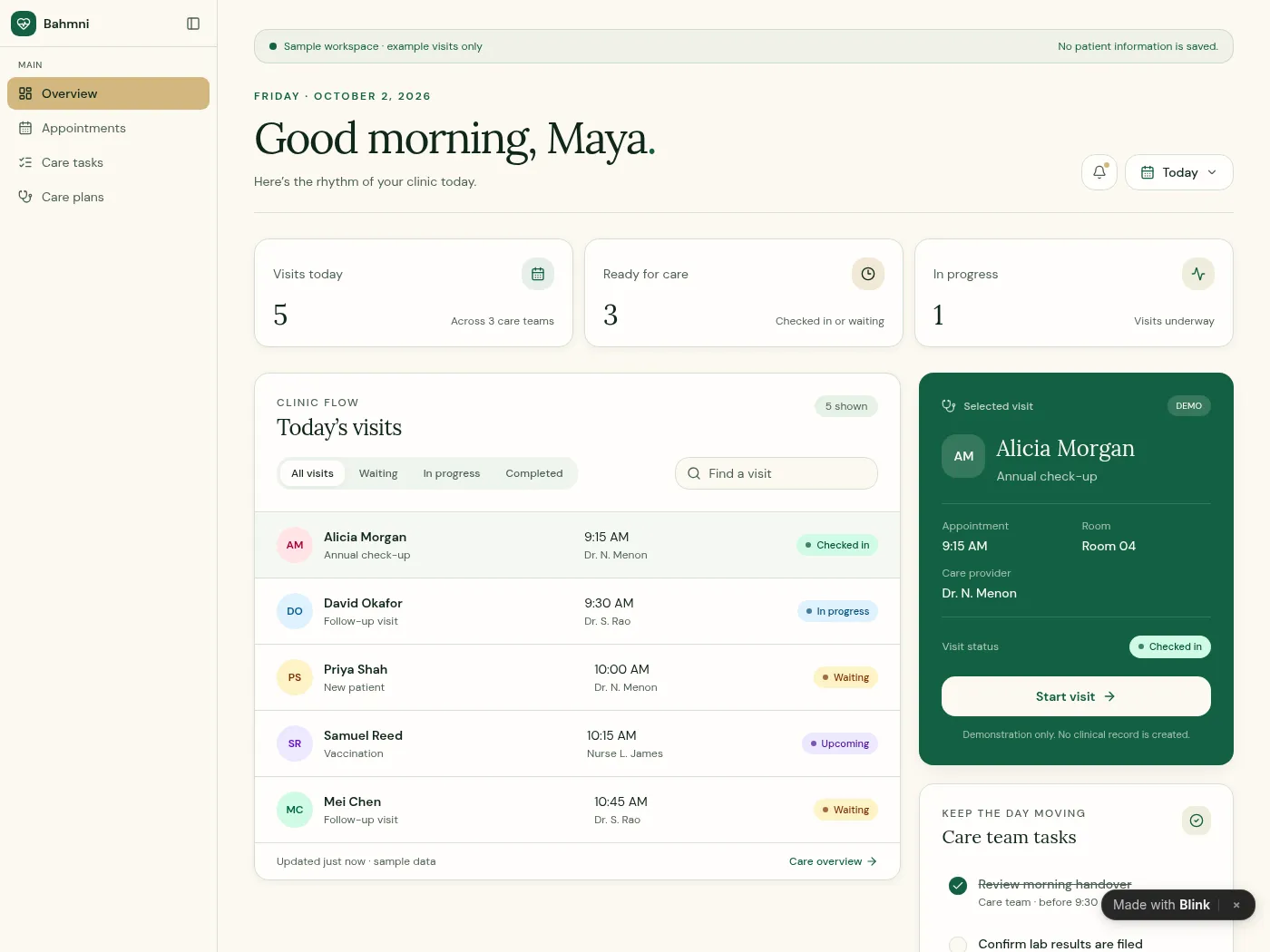 Bahmni Health Portal