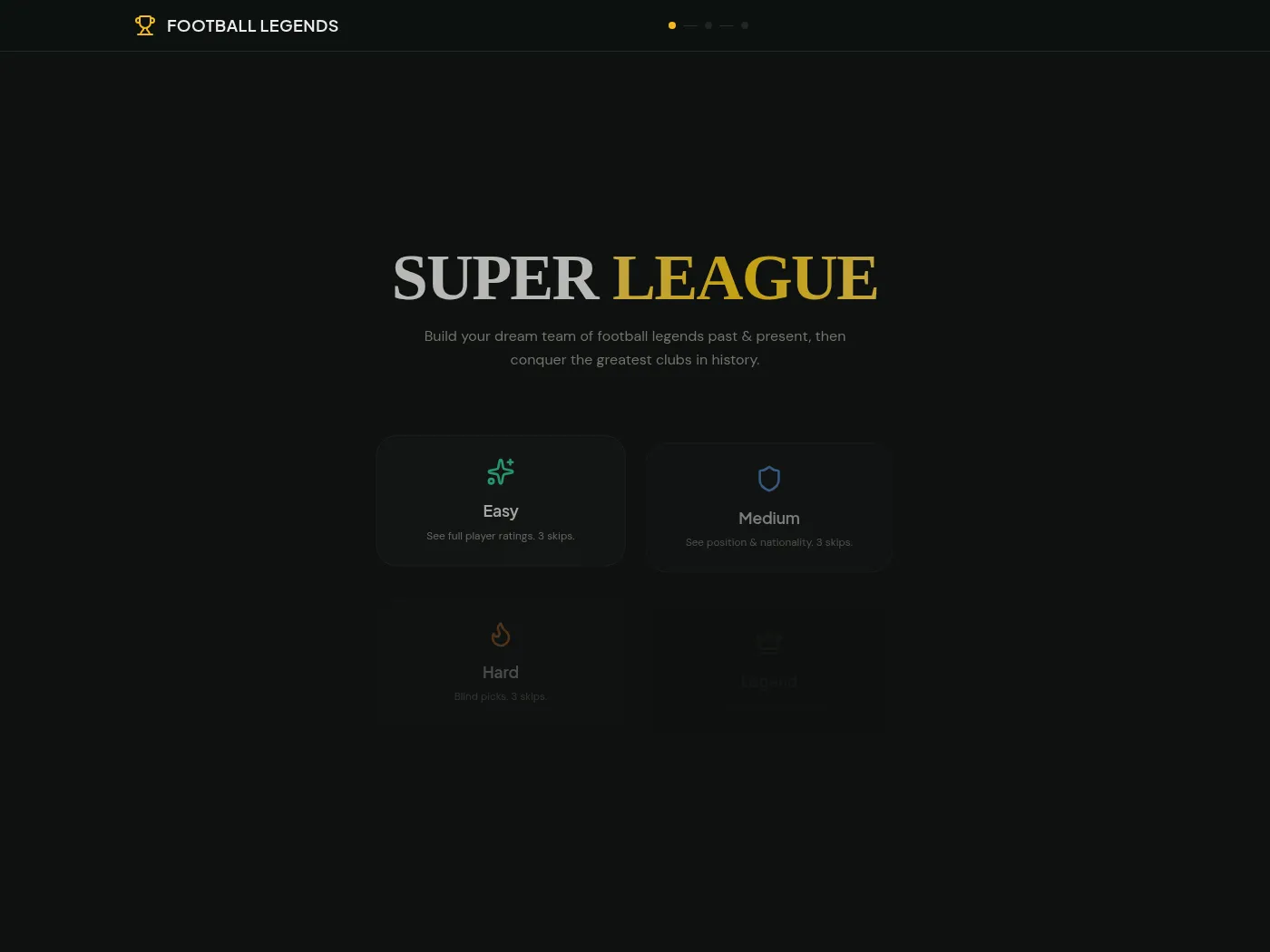 Football Legends Simulator