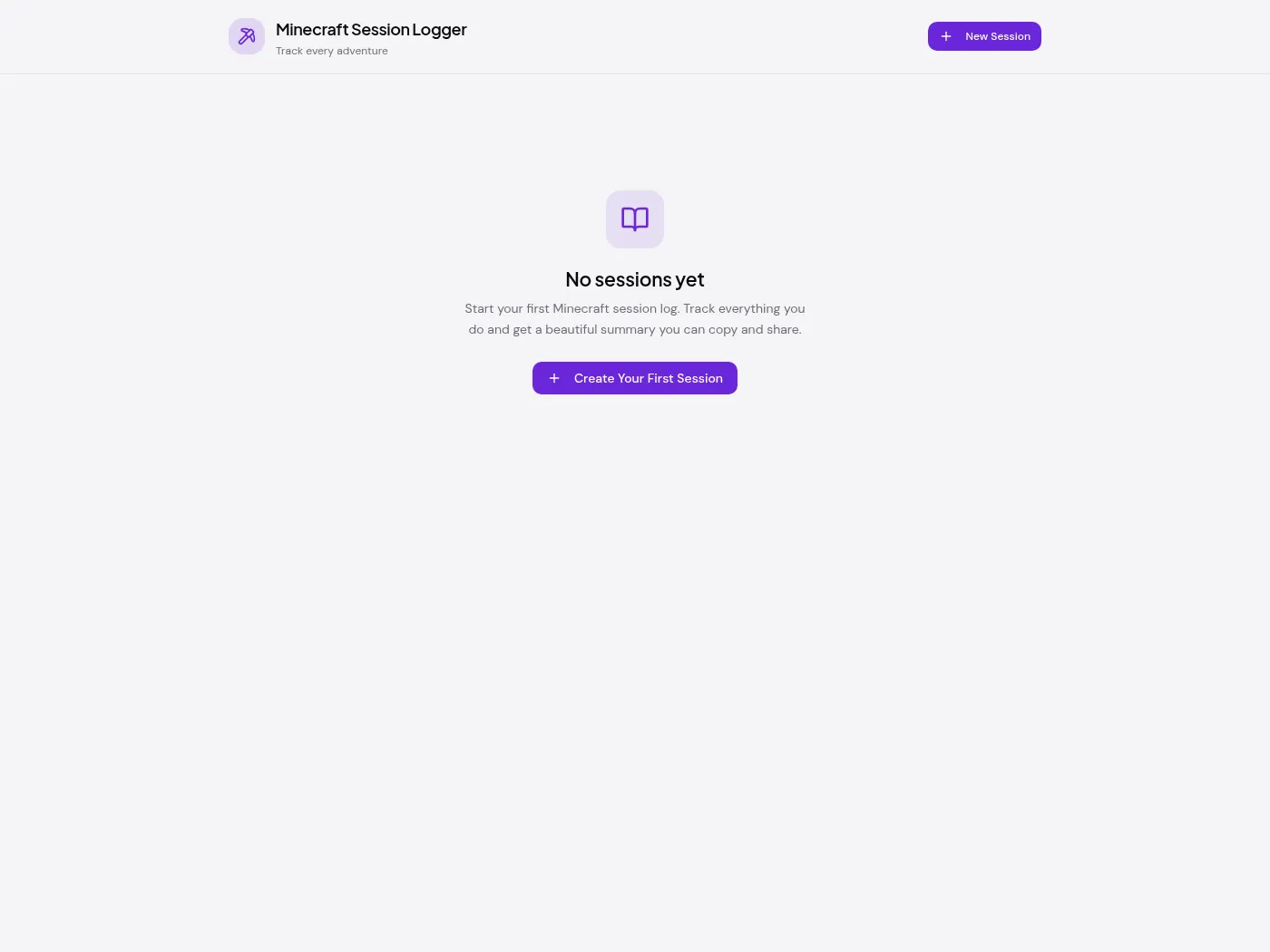 Minecraft Session Logger
