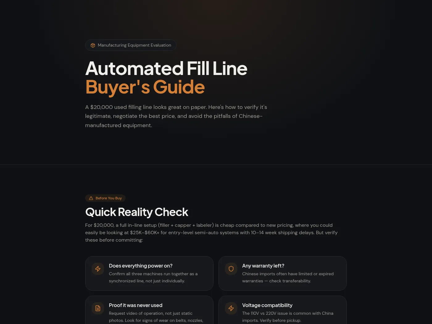 Automated Fill Line Guide