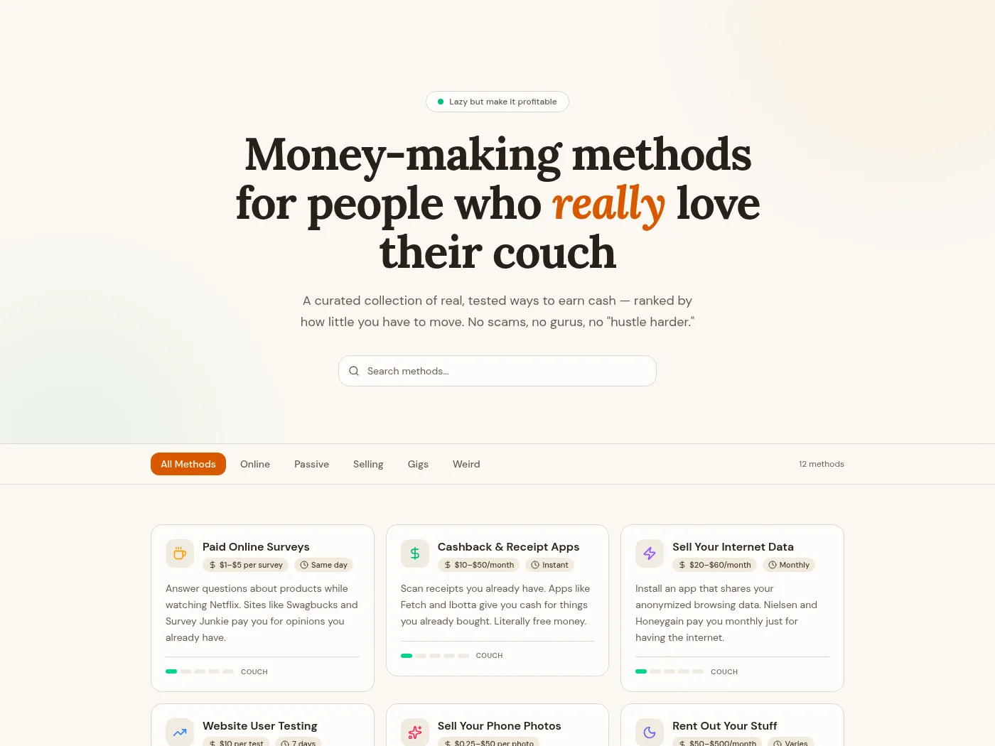 LazyWays Income Hub