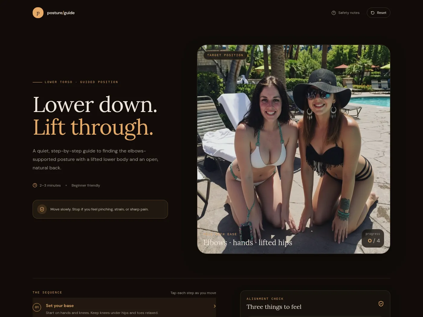 Posture Guide Web App