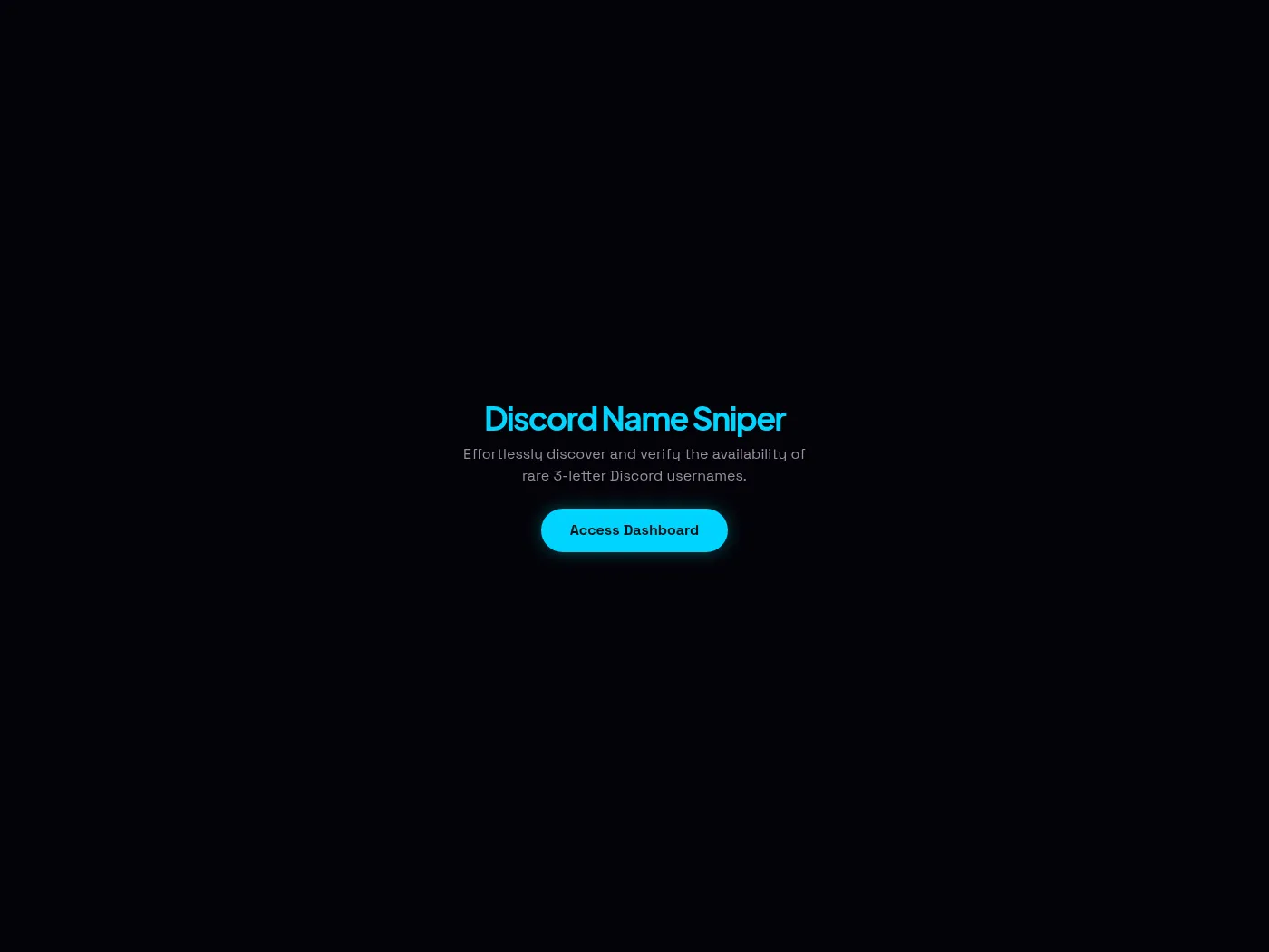 Discord Name Sniper