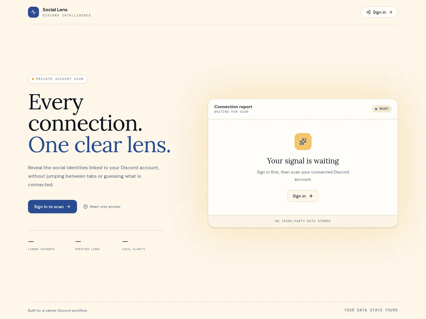 Discord Insight Scanner