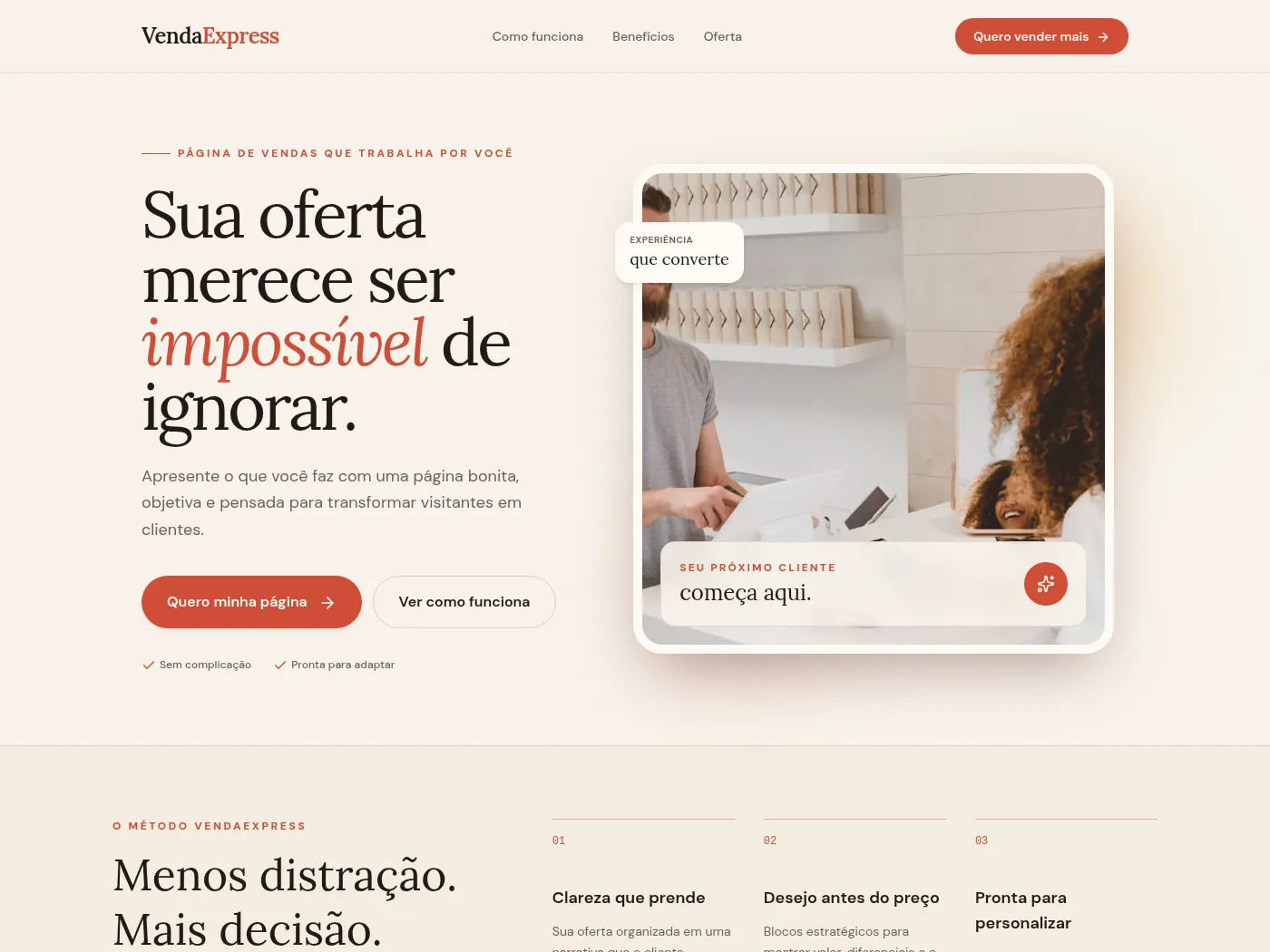 VendaExpress Landing Page