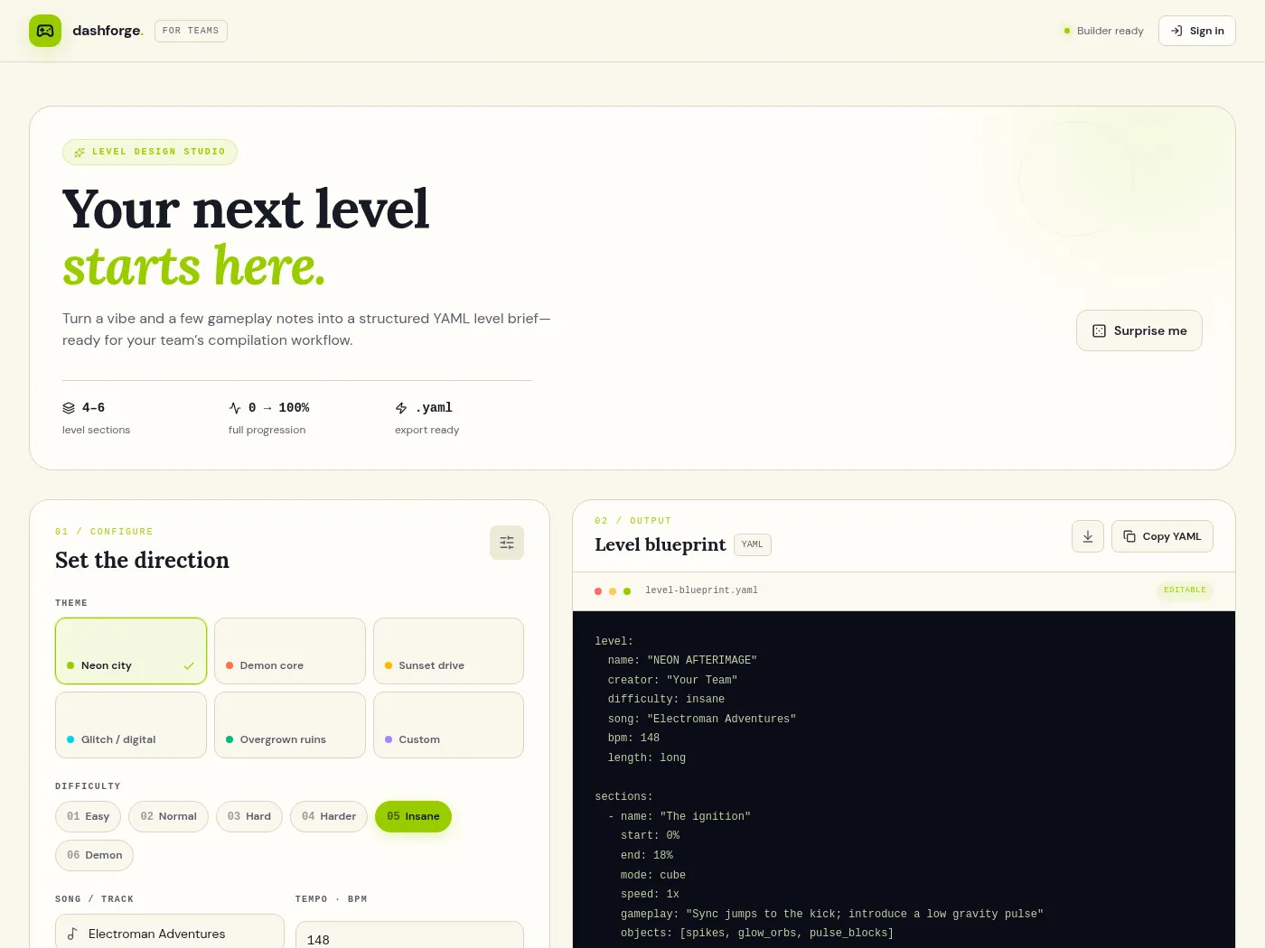 GMD Level Builder