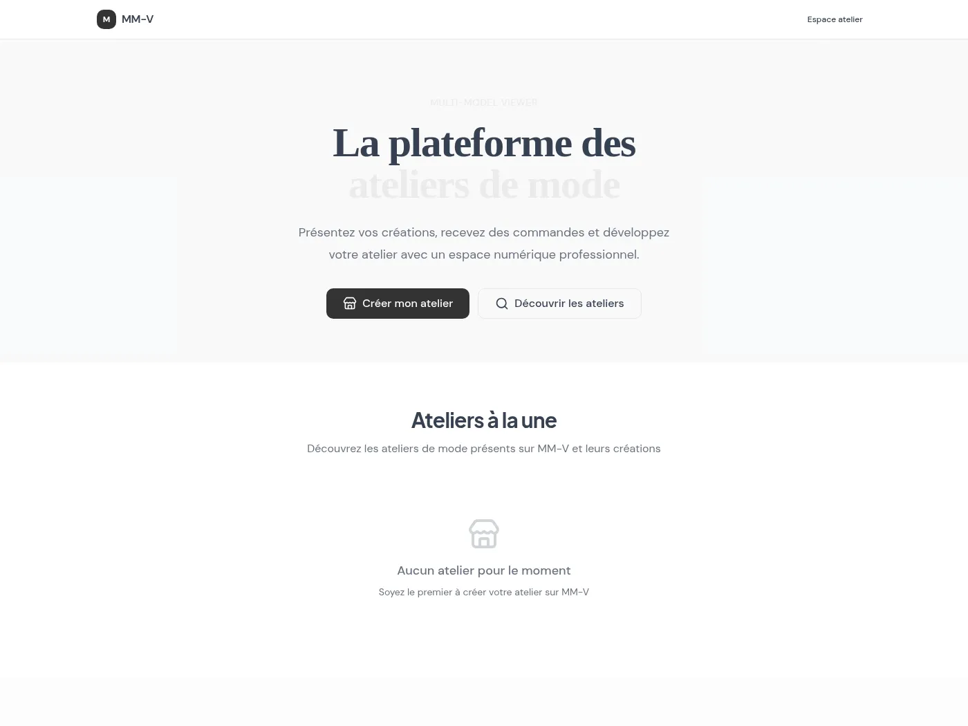 MM-V: Multi-Model SaaS Platform