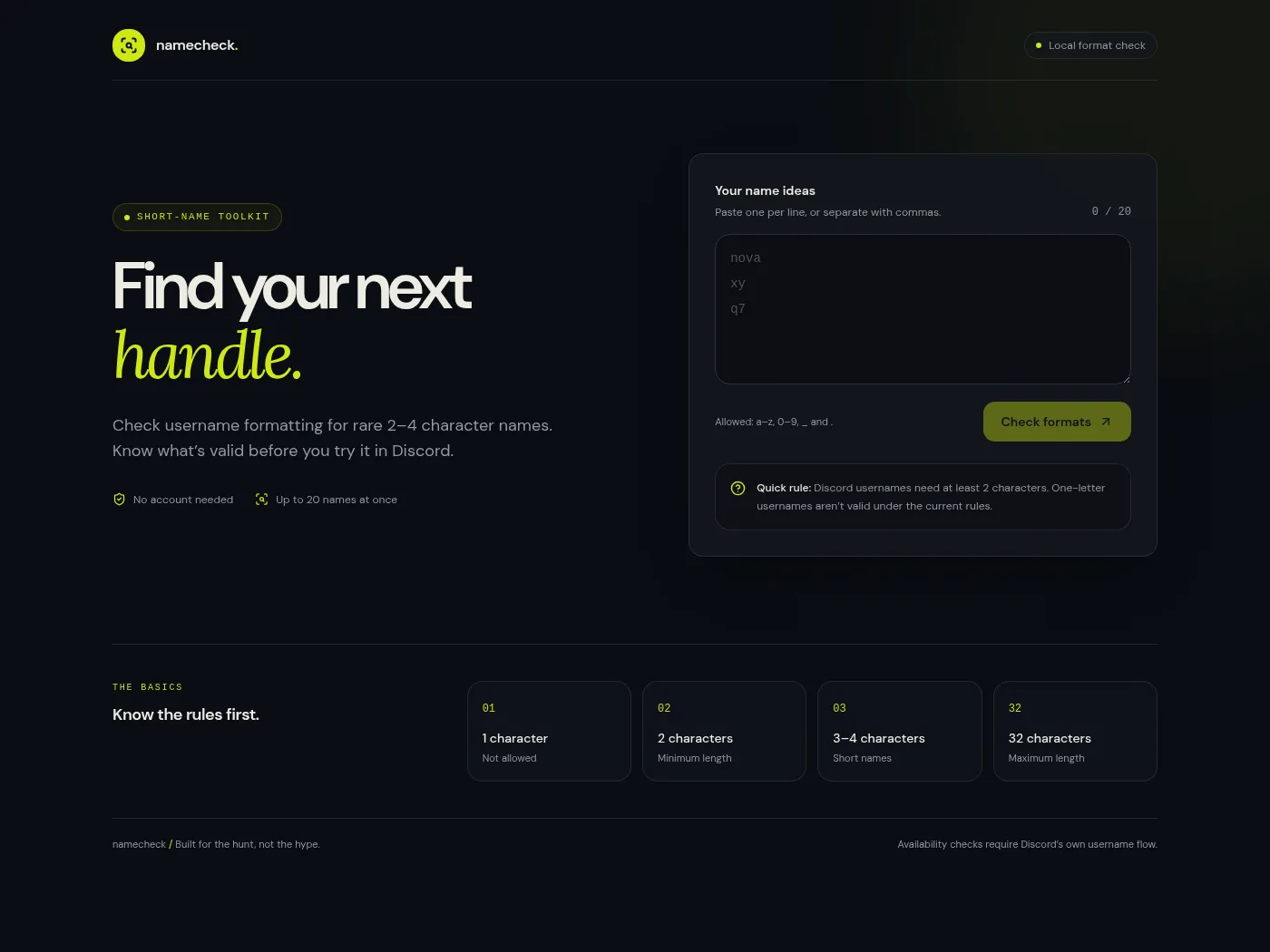 Discord Username Checker