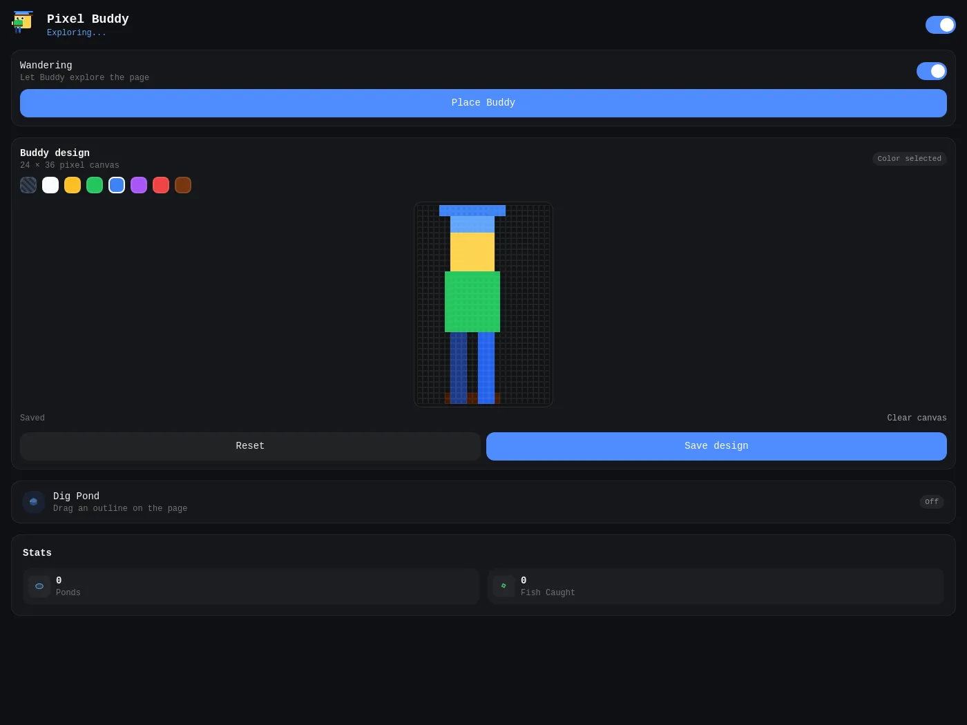 Pixel Buddy Extension