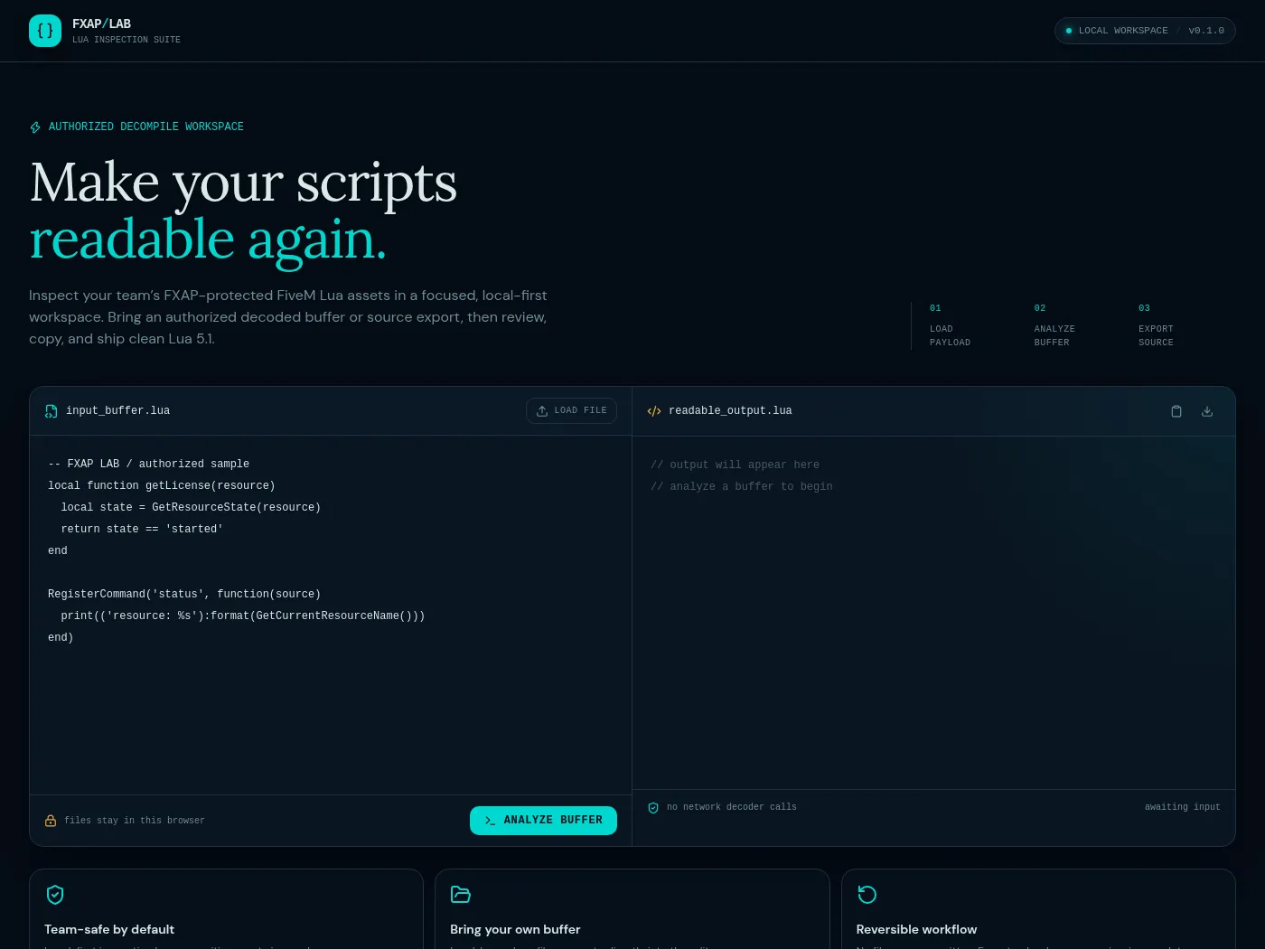 Lua Decrypt Toolkit
