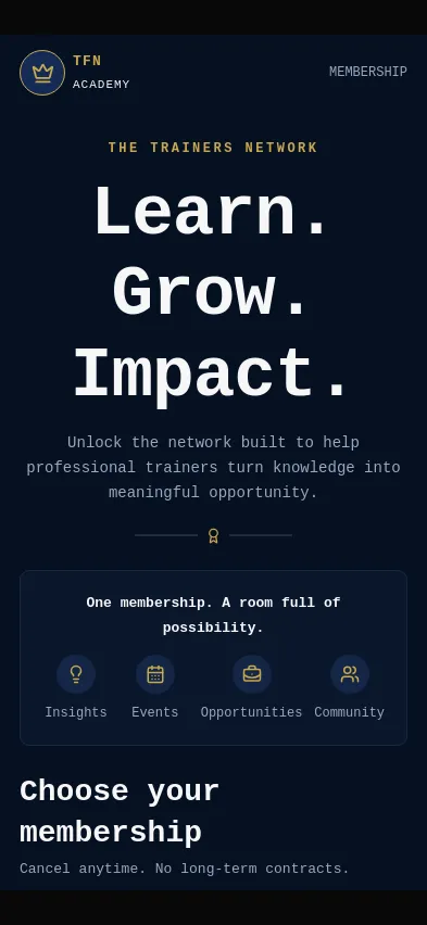 Trainers Network Academy App