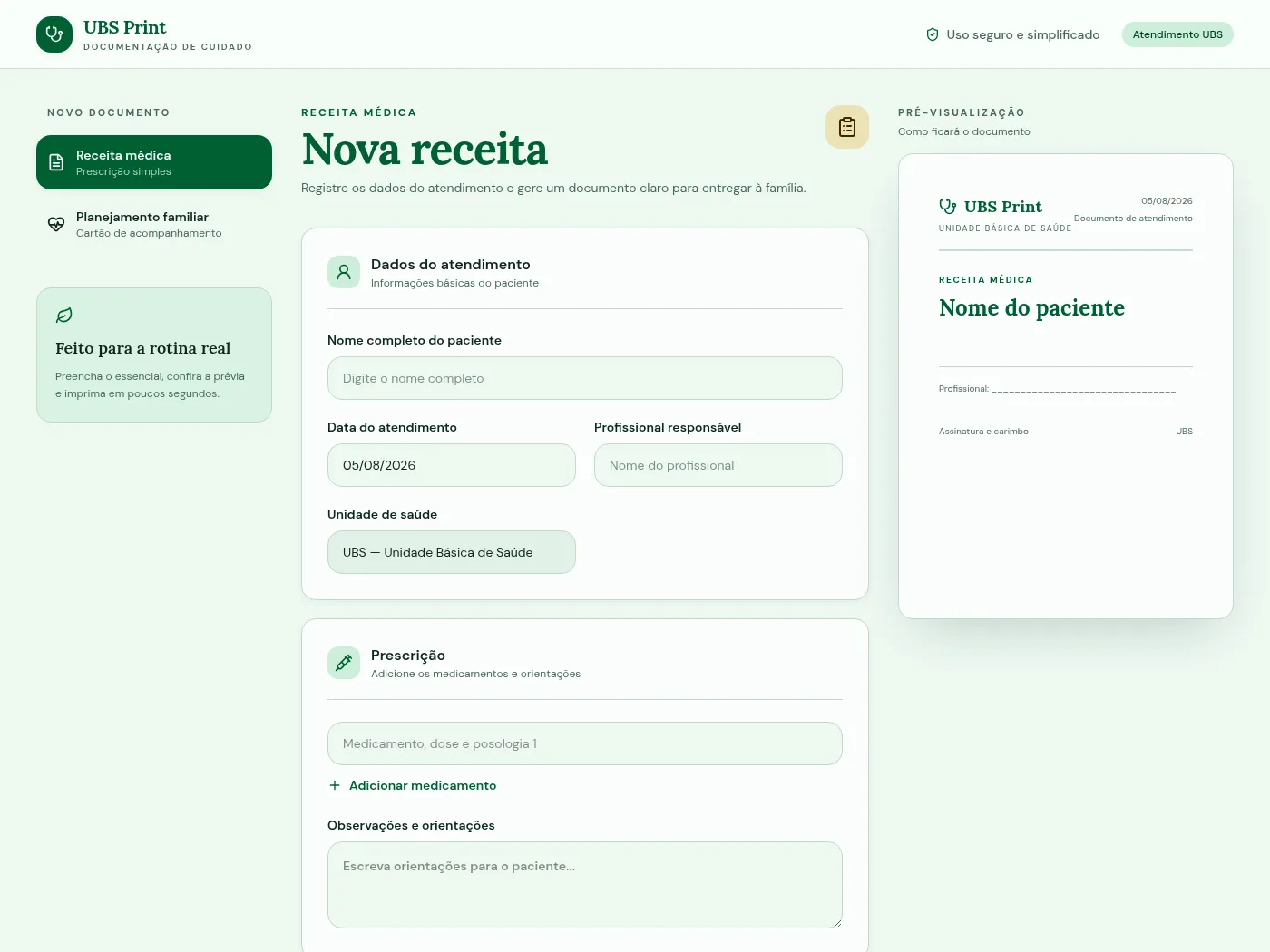 UBS Recipe Print Site