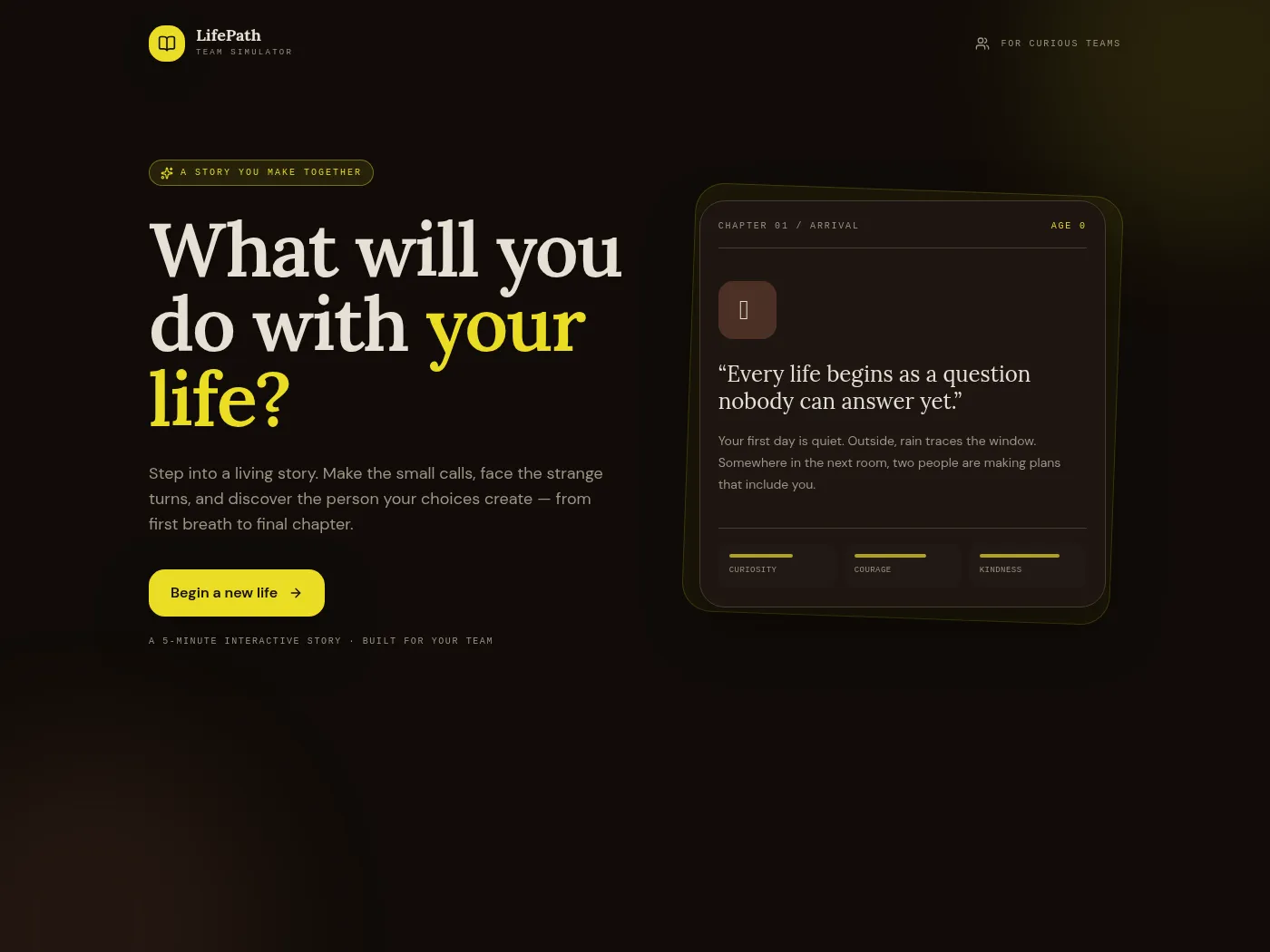 LifePath Simulator