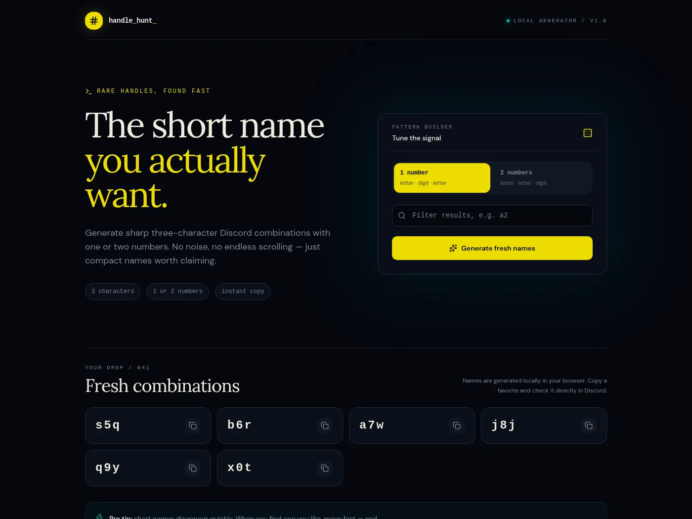 Discord Username Finder