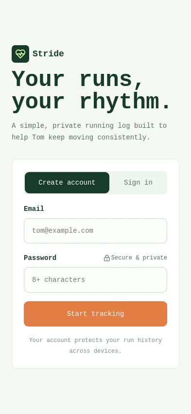 RunTracker Mobile