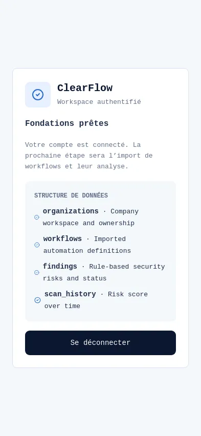 ClearFlow Mobile Audit