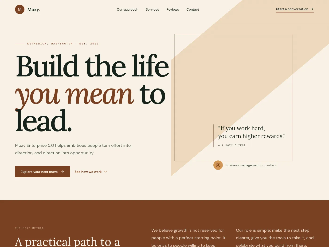 Moxy Enterprise Web Presence