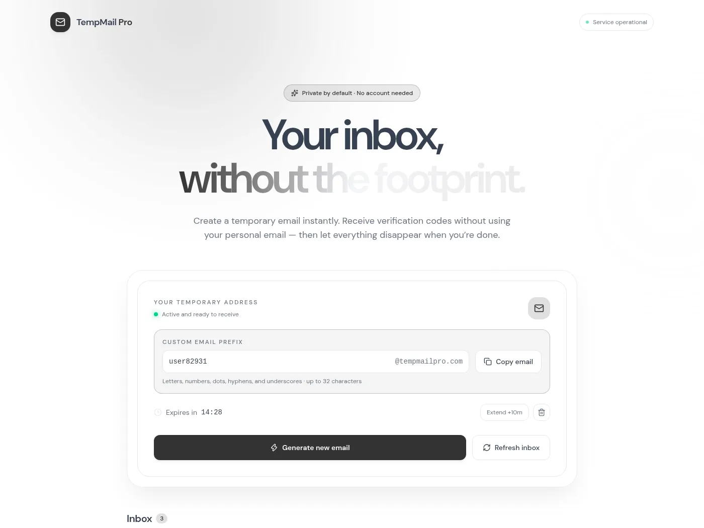 TempMail Pro