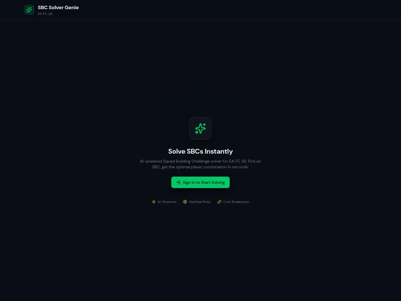 SBC Solver Genie