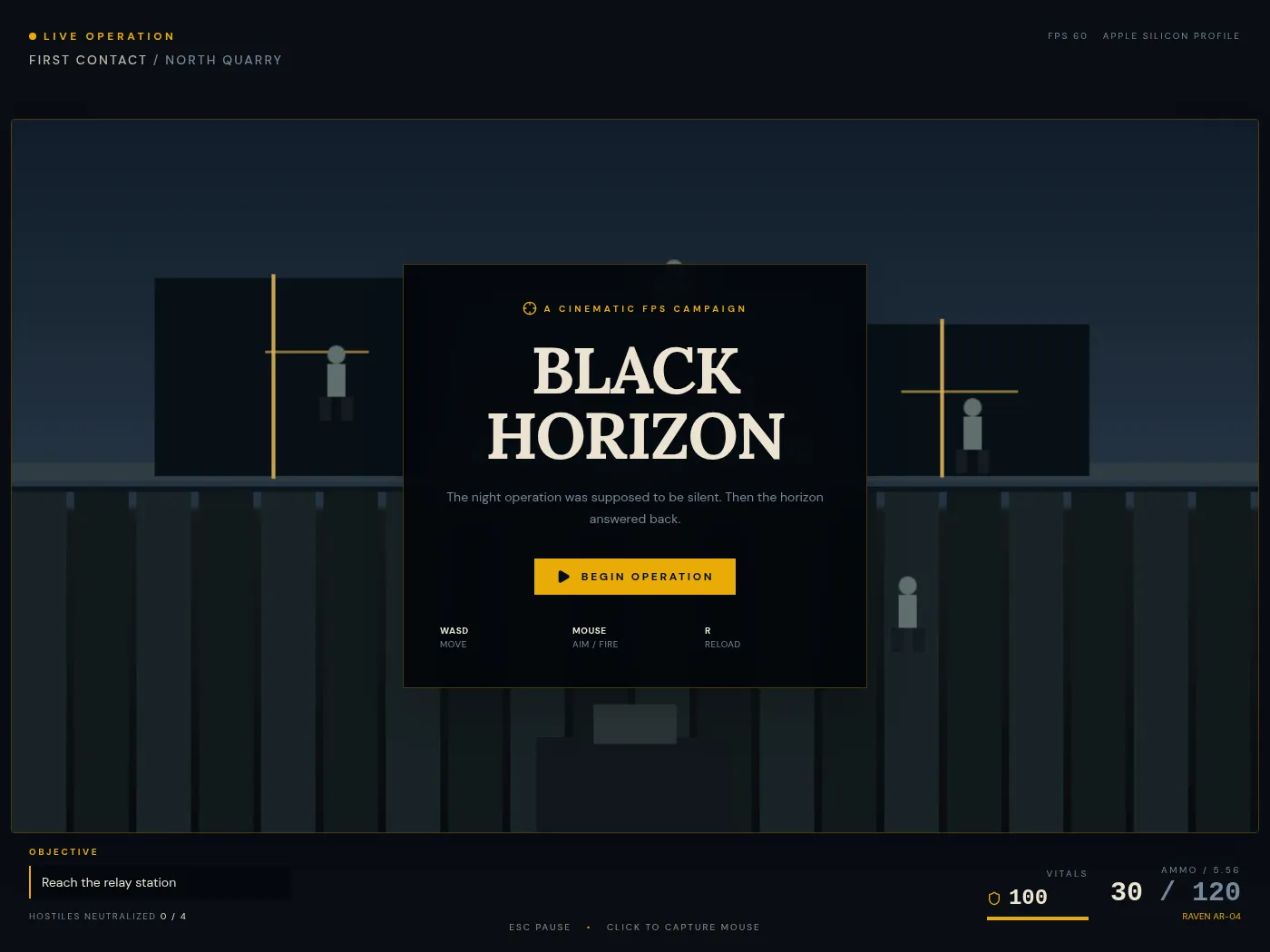 Black Horizon FPS Campaign