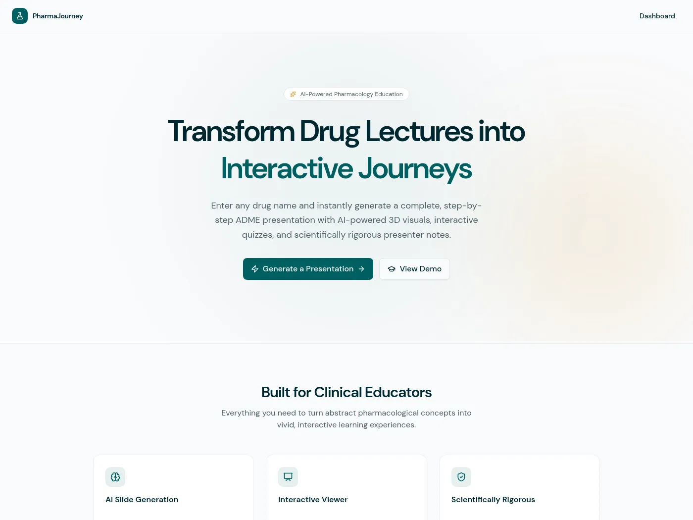 PharmaJourney AI Platform